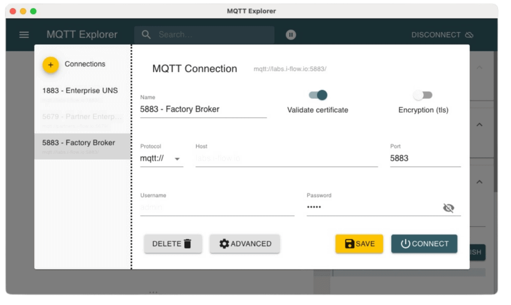 MQTT Explorer Setup for MQTT Message Monitoring